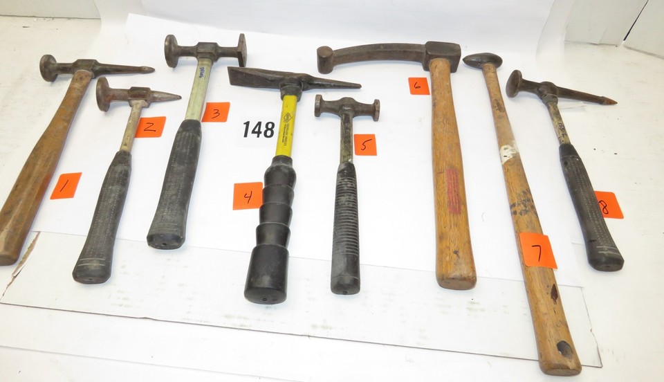 Lot of (8) Asst Body Hammers Snap-On, MAC, Martin | eBay