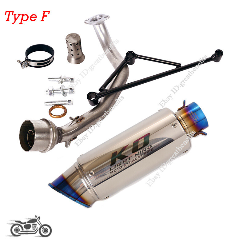 For Yamaha GY6 125CC 150CC Full Exhaust System Front Link Pipe Muffler ...