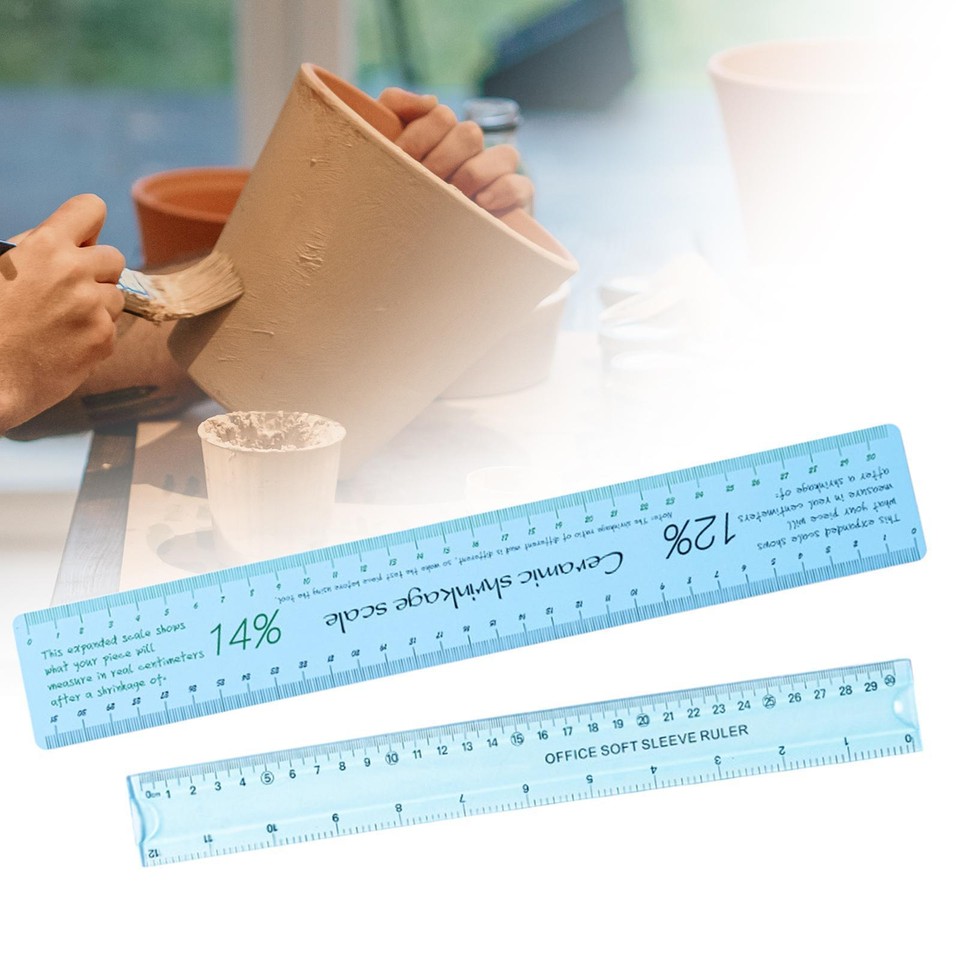 Ceramic Shrinkage Ratio Ruler Standard Ruler Flexible Ruler Soft for ...