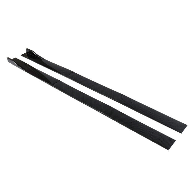 For Nissan 350Z 370Z 78.7" Side Skirts Extension Lip Splitters Carbon ...