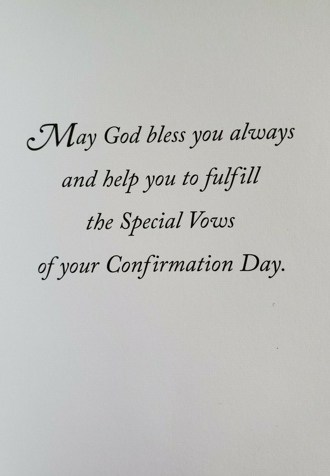 'Dear niece on your confirmation w Genesis 21:22' confirmation greeting ...