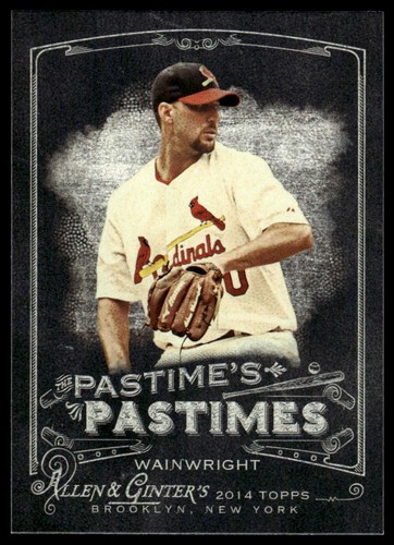 2014 Topps Allen & Ginter's - Pastime's Pastimes Adam Wainwright #PP-AW ...