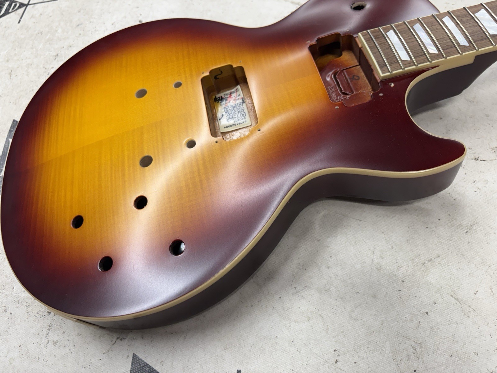 Epiphone Les Paul Standard 1959 VOS Sunburst Guitar Empty Husk Repaired ...
