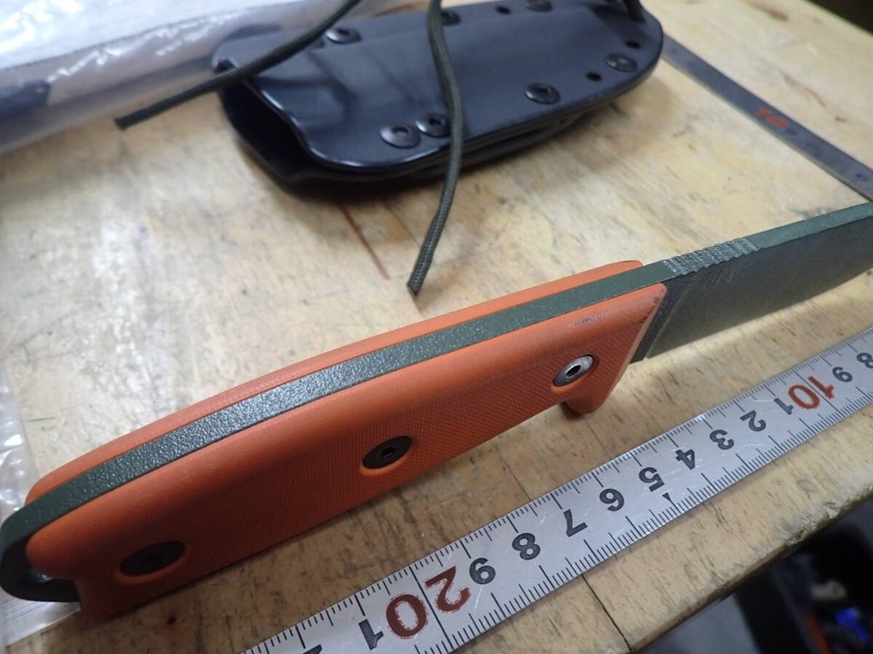 ESEE-4 Knife CPM-S35VN Fixed Blade Orange Handle ROWEN USA Made | eBay