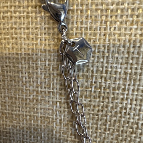 Touchstone crystal natural beauty necklace crystal golden shadow silver ...