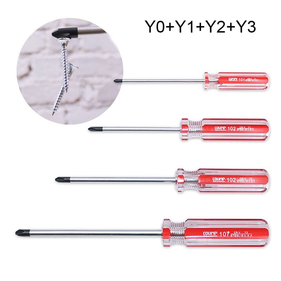 Y-shaped Screwdriver Set Strong Magnetic Y0 Y1 Y2 Y3 Chrome Vanadium ...