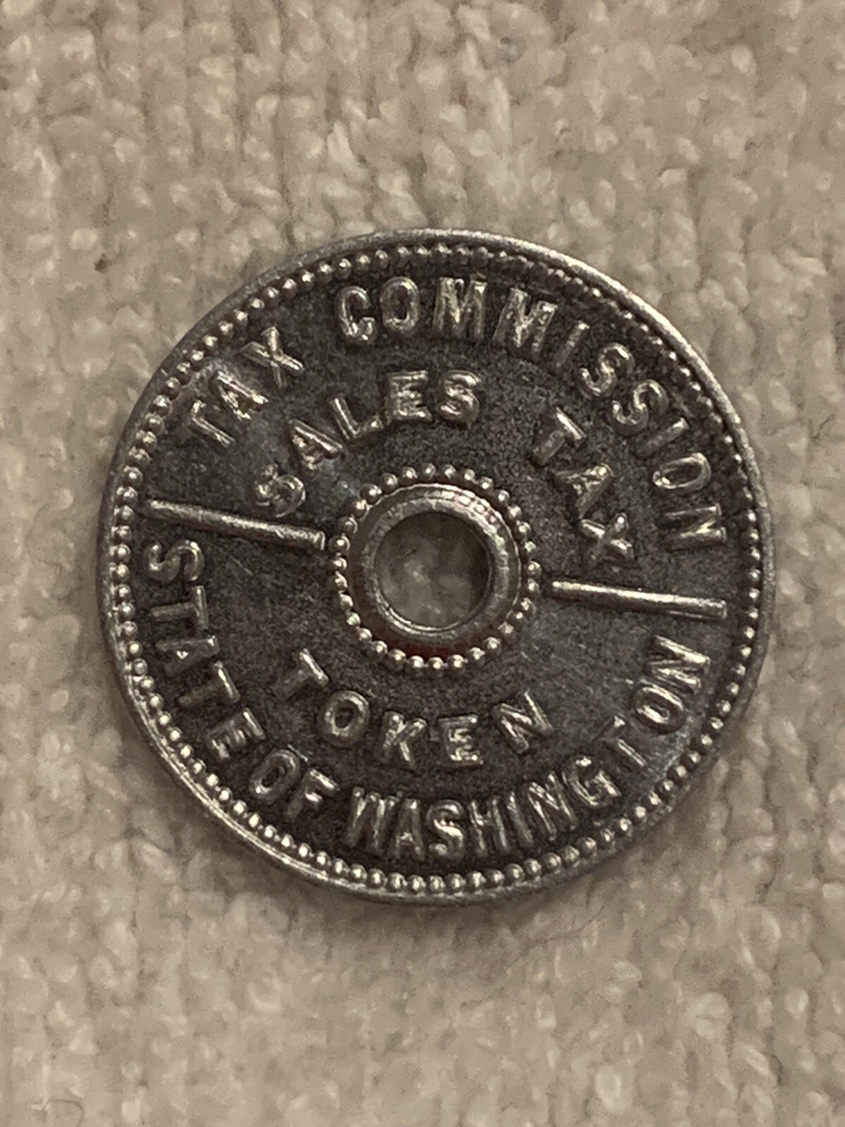 WASHINGTON SALES TAX TOKEN TAX ON PURCHASES 10 CENTS OR LESS CH 180 ...