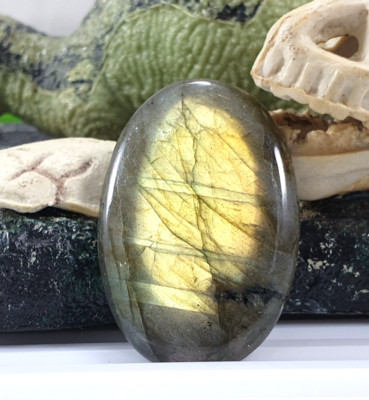 Natural Labradorite Yellow & Golden Fire Oval Shape Cabochon Loose ...