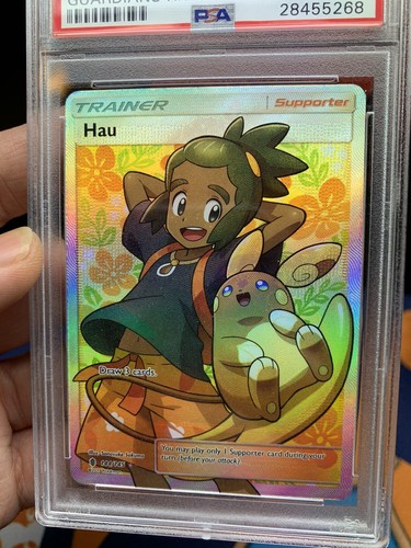 Holo Shift Misprint Error Pokemon Full Art Hau Trainer 144 Raichu Card ...