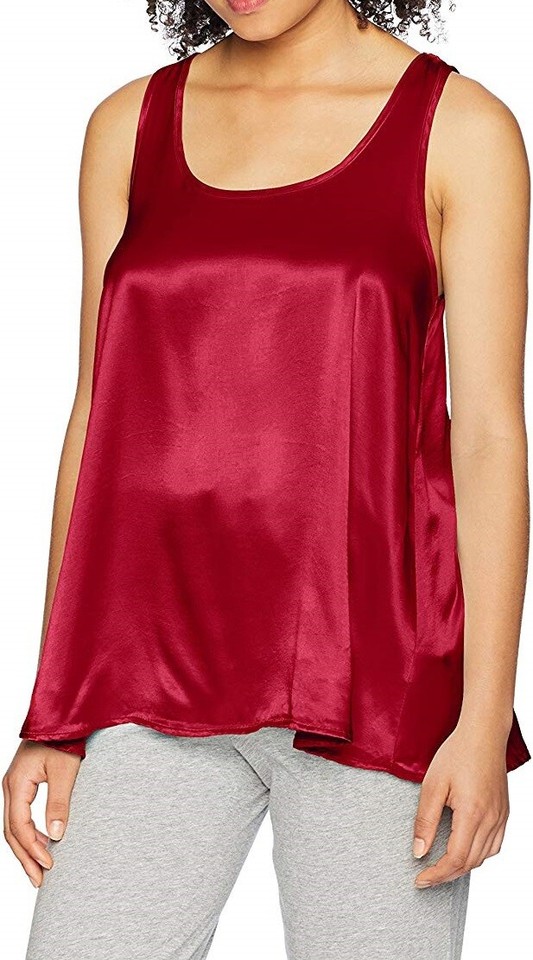 PJ Harlow Laura Satin Racerback Tank | eBay