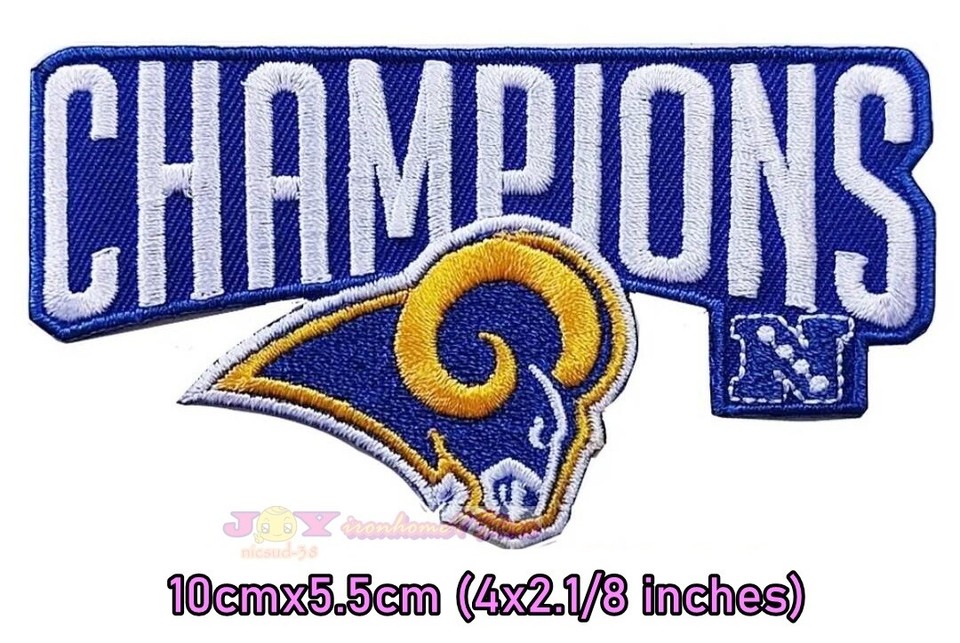 Los Angeles🏈RAMS Patches Sewing on #Select Options From Thai 🛫To🛬USA🚚 ...