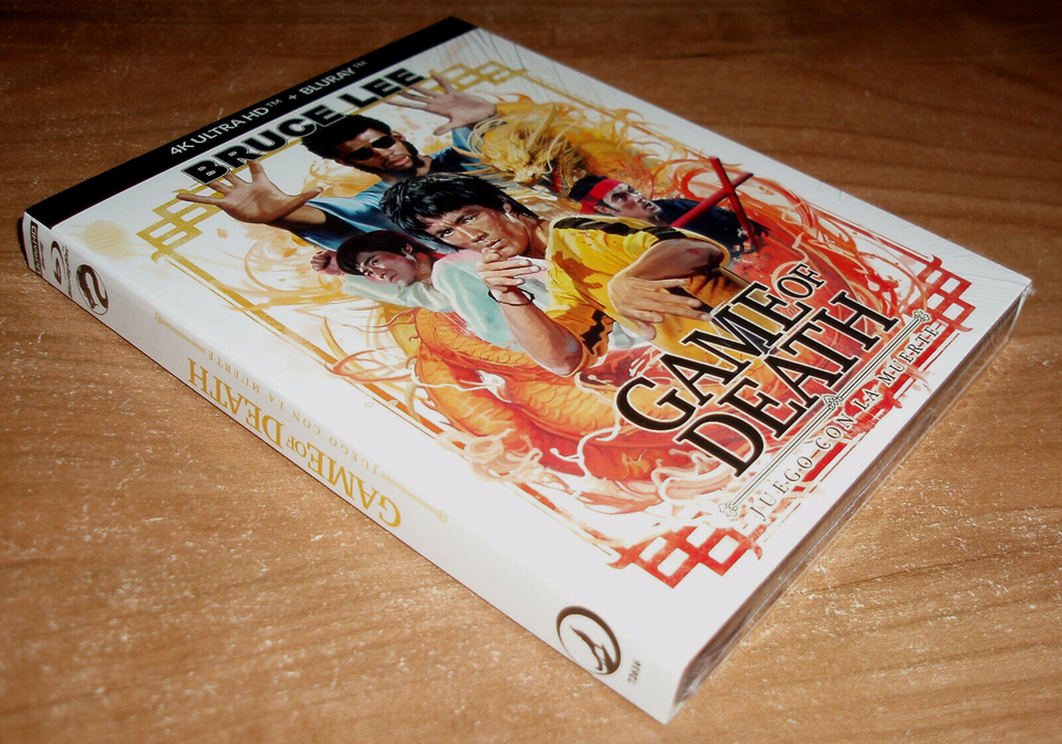 Jeu Avec La Mort (GAME OF DEATH) 4K UHD + Blu-Ray Slipcover Neuf BRUCE ...