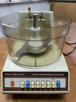 Vintage General Electric Food Processor WORKS PARTS ONLY M#D2FP2 420A ...