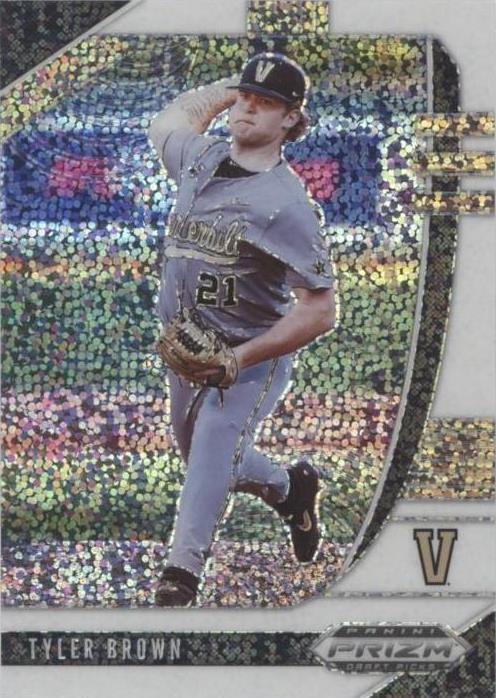 2020 Panini Prizm Draft Picks - Tyler Brown #PDP101 White Sparkle Prizm ...