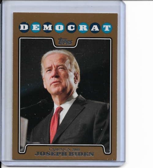 2008 Topps Joe Biden Gold SP Parallel Election Campaign #C08-JB NM | eBay