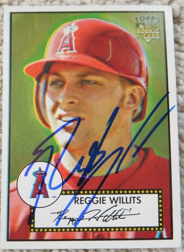 Reggie Willits Auto Autographed Signed 2006 Topps52 RC Card Anaheim ...