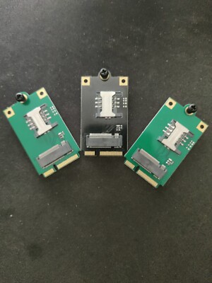 M.2 Key B to Mini PCIe Adapter Card w/ SIM Slot – LTE/4G/5G Modem ...