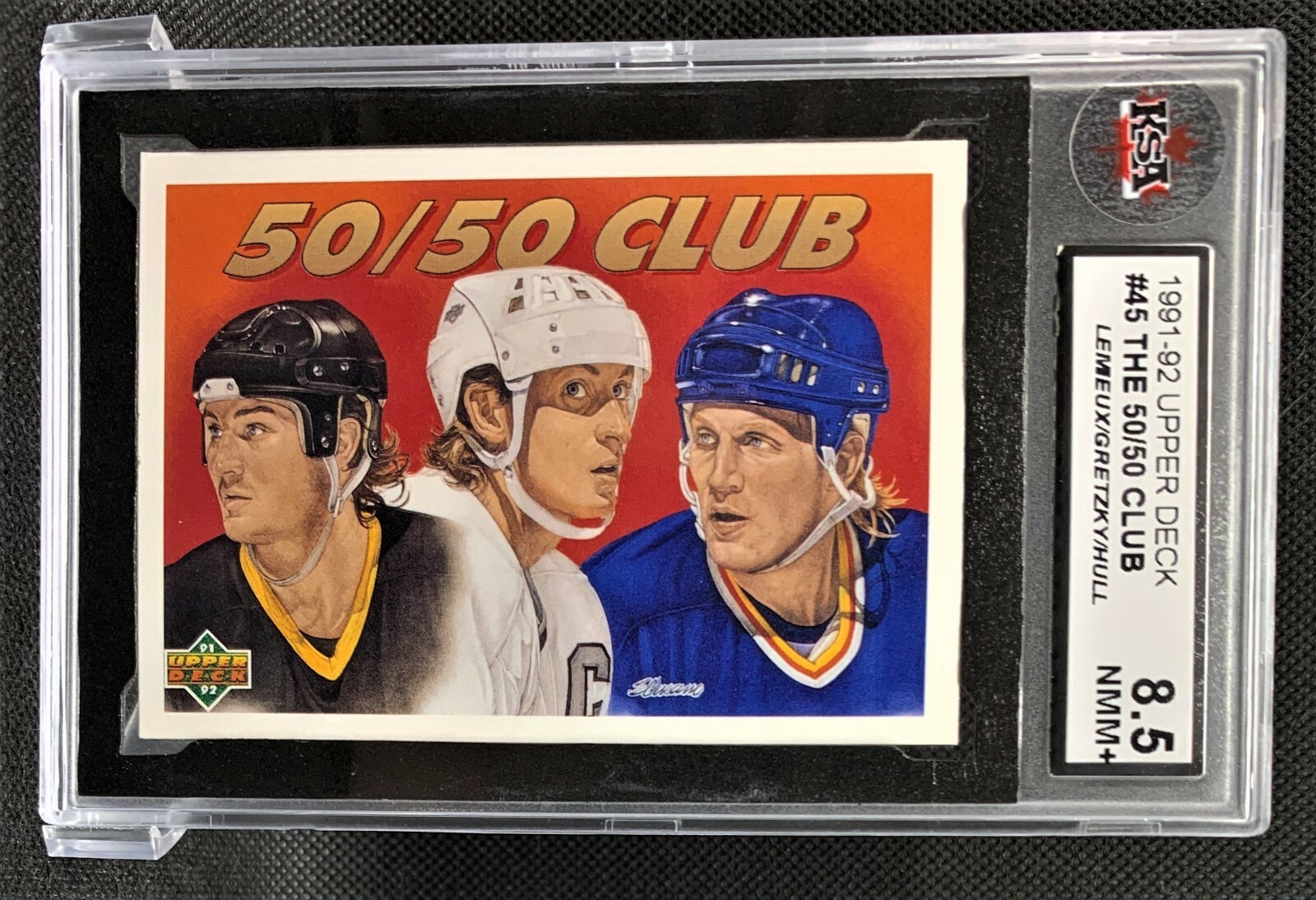 1991-92 Upper Deck - #45 Wayne Gretzky, Mario Lemieux, Brett Hull for ...