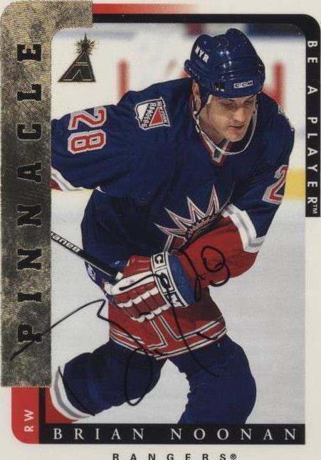 1996-97 Pinnacle Be A Player - Brian Noonan #201 Autographs (AU) for ...
