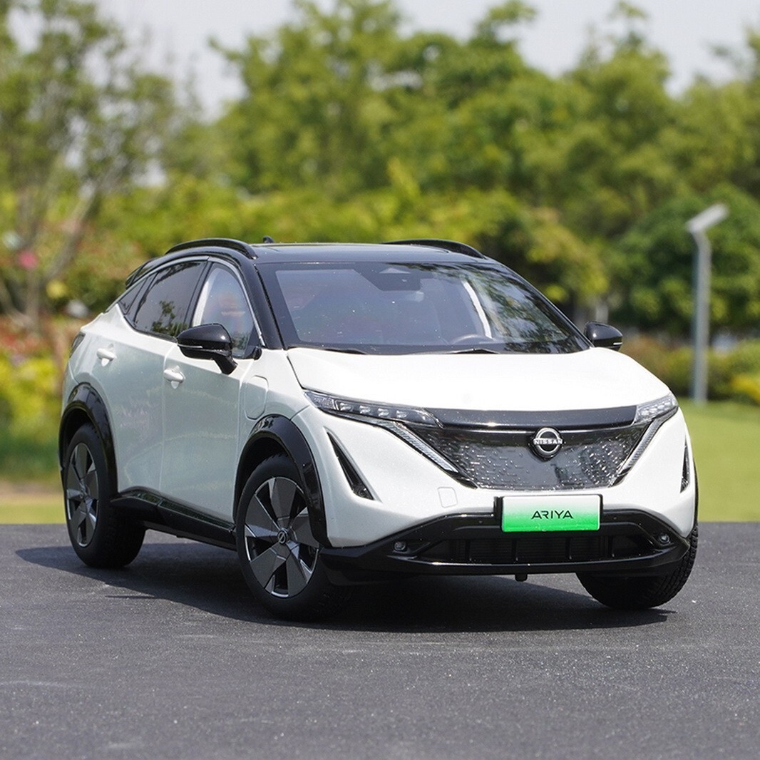 PAUDI 1/18 Scale Nissan ARIYA White DieCast Car Model Toy Collection ...