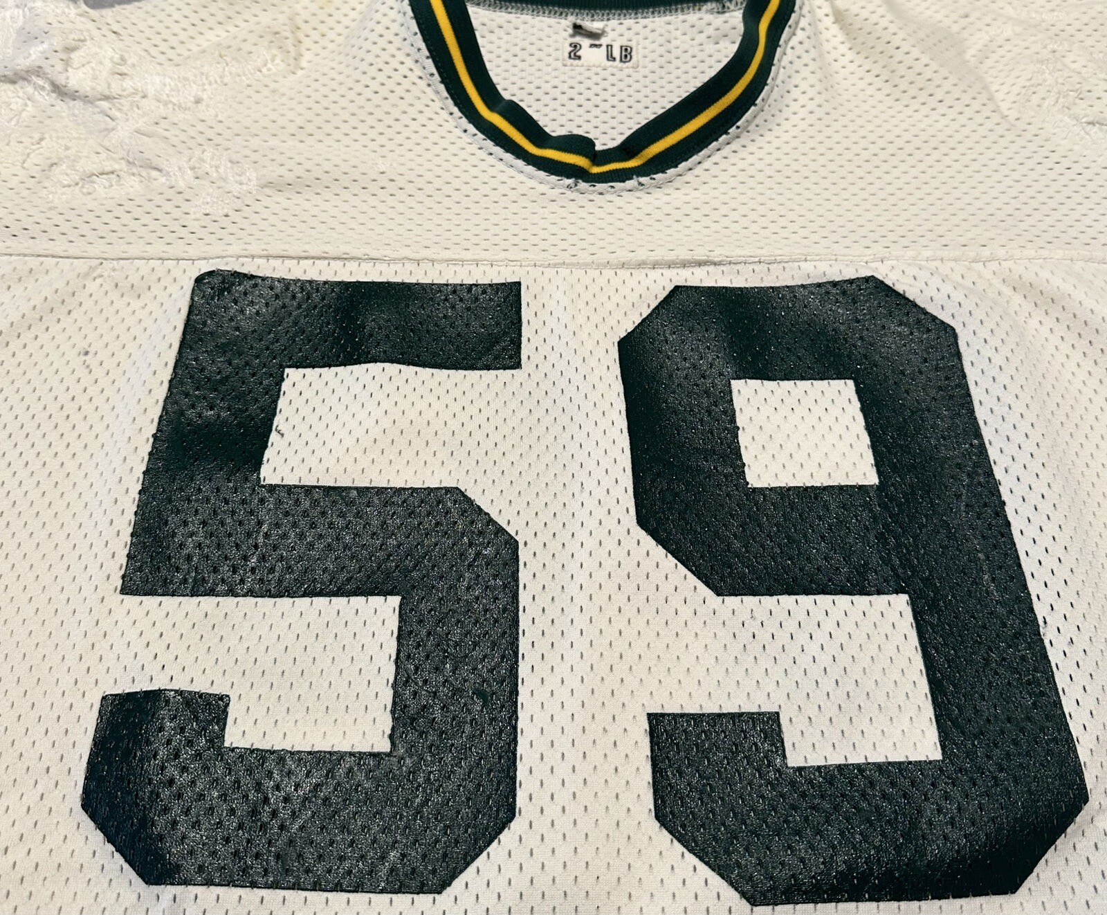 Vintage Sand Knit NFL Green Bay Packers Tom Toner Game Used Football ...