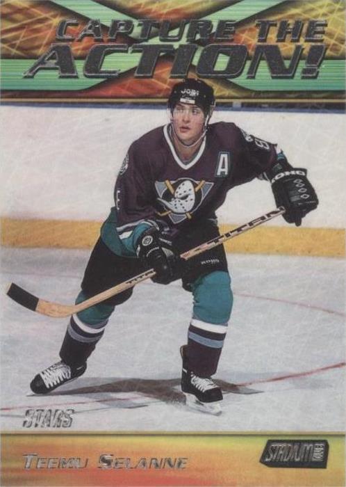 1999-00 Topps Stadium Club - Capture the Action Teemu Selanne #CA15 for ...