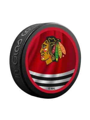 NHL Chicago BlackHawks Official Reverse Retro Logo Souvenir Hockey Puck ...