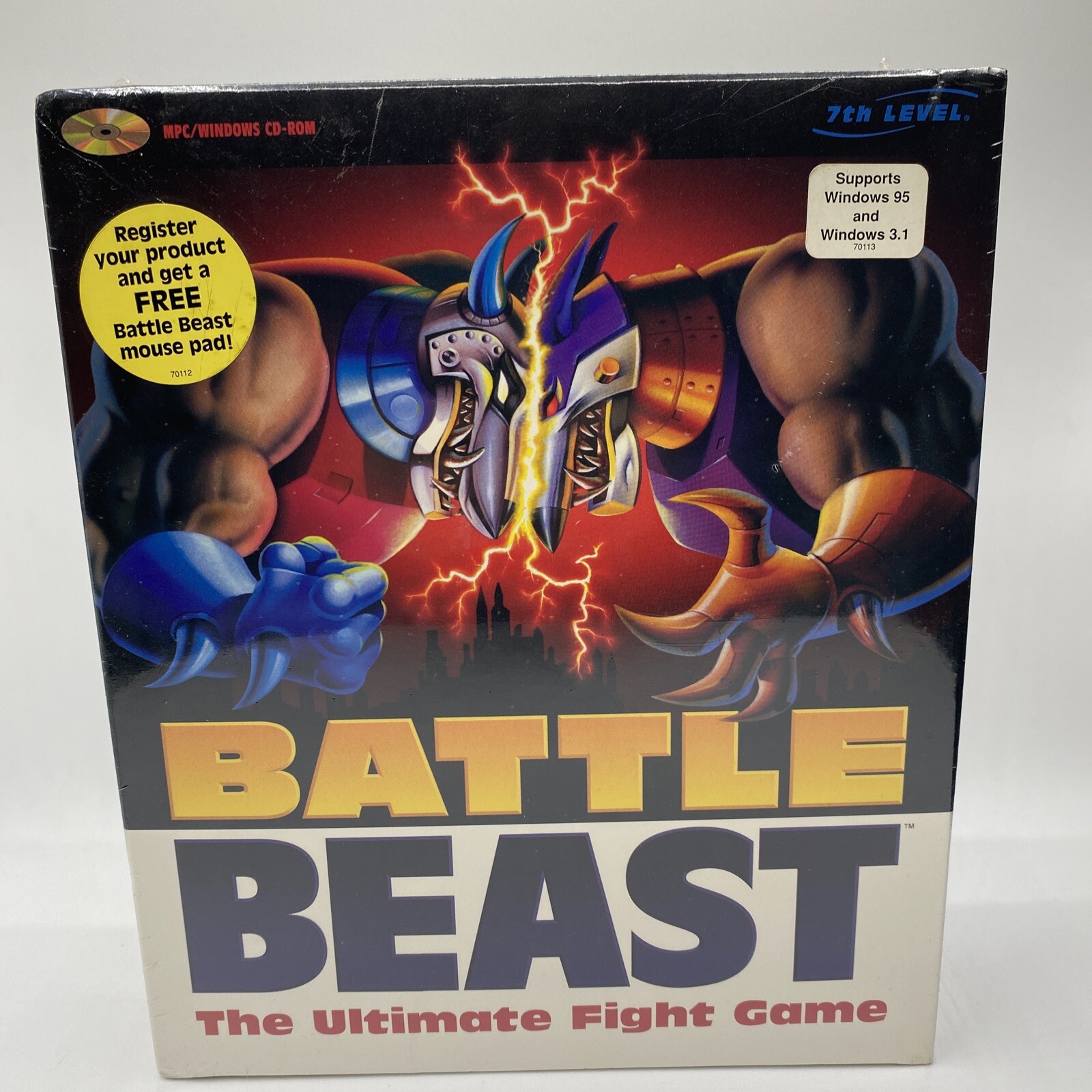 Battle Beast The Ultimate Fight Game 1995 PC Big Box CD-ROM Complete ...