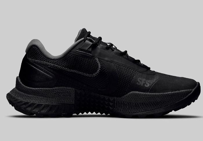 Nike React SFS Carbon Low Triple Black CZ7399-001 Men's Military ...