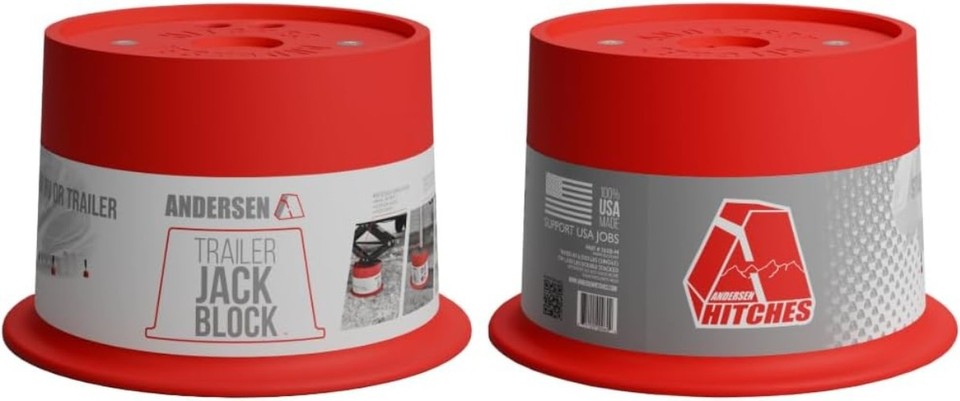 Andersen Trailer Jack Blocks 2-Pack with Magnets - 6000 lb Capacity ...