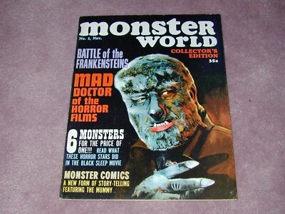 MONSTER WORLD magazine # 1, by Warren | eBay