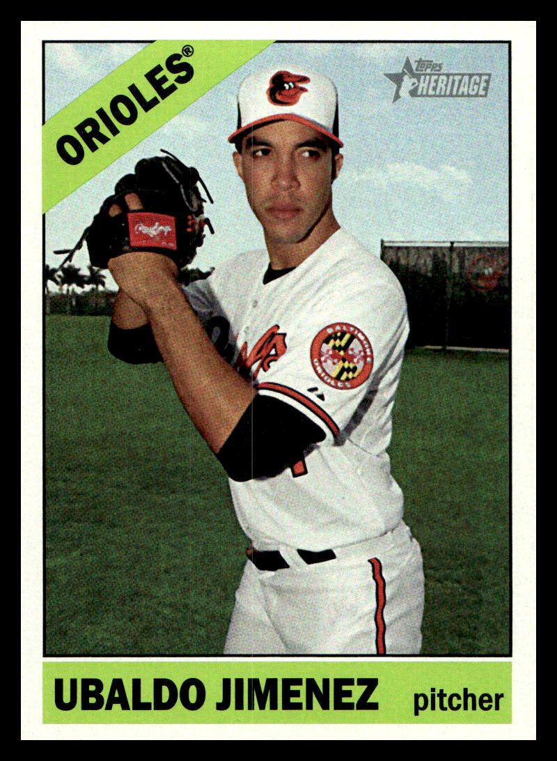 2015 Topps Heritage #645 Ubaldo Jimenez Baltimore Orioles | eBay