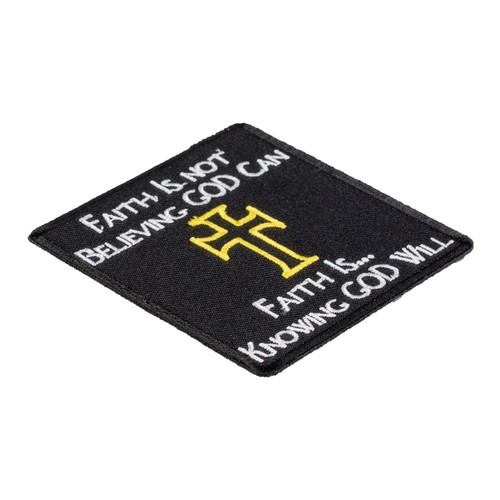 Faith Is Knowing God Will Patch, Christian Patches | eBay