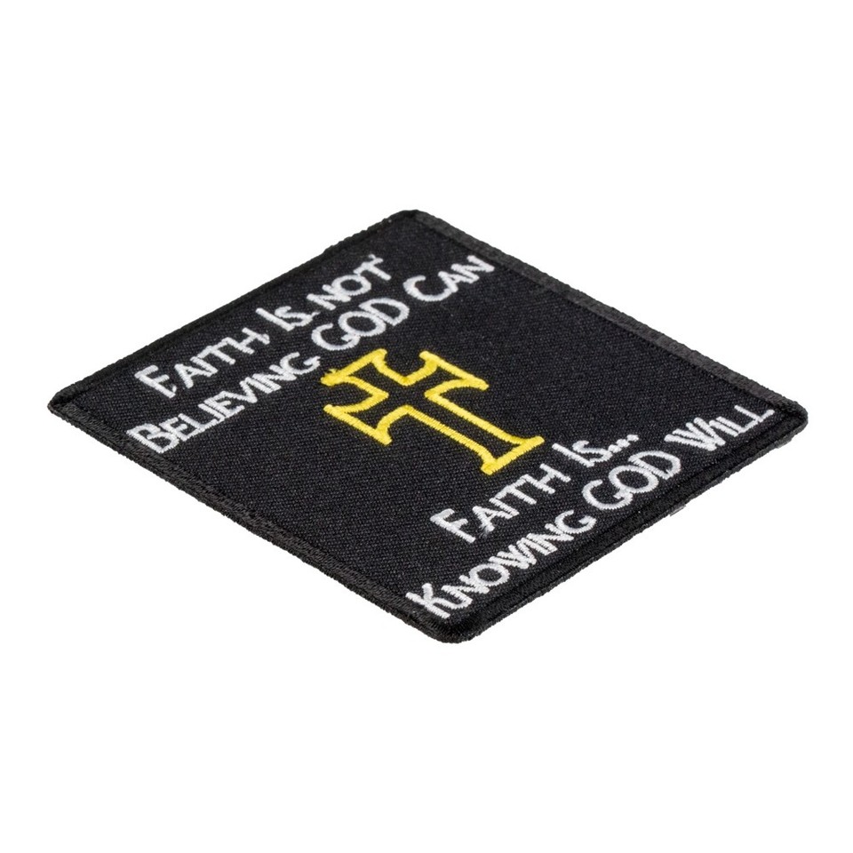 Faith Is Knowing God Will Patch, Christian Patches | eBay