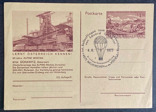 1977 Austria Balloon Post Neukirchen Classic See Photos | eBay UK