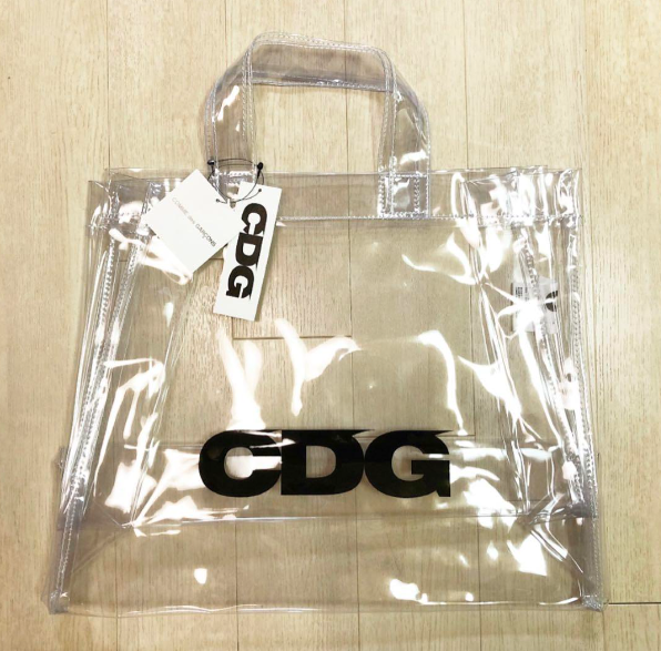 Cdg Comme Des Garcons Transparent Pvc Tote Bag Clear 35×43×13cm | eBay