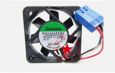 SUNON KD2404PFB3 24V 0.9W 4CM 4010 3-wire alarm signal inverter cooling ...
