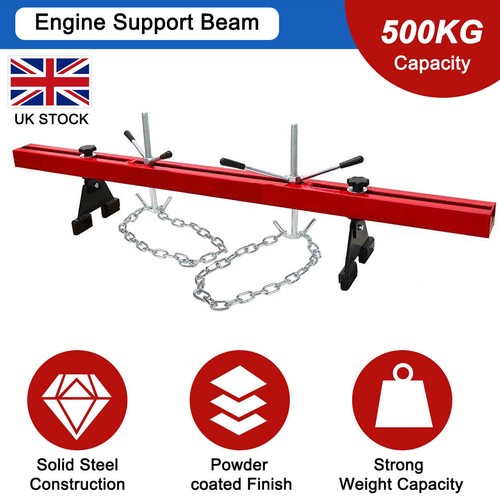 1102lbs Heavy Duty Engine Support Beam 500kg Gearbox Bar Double ...