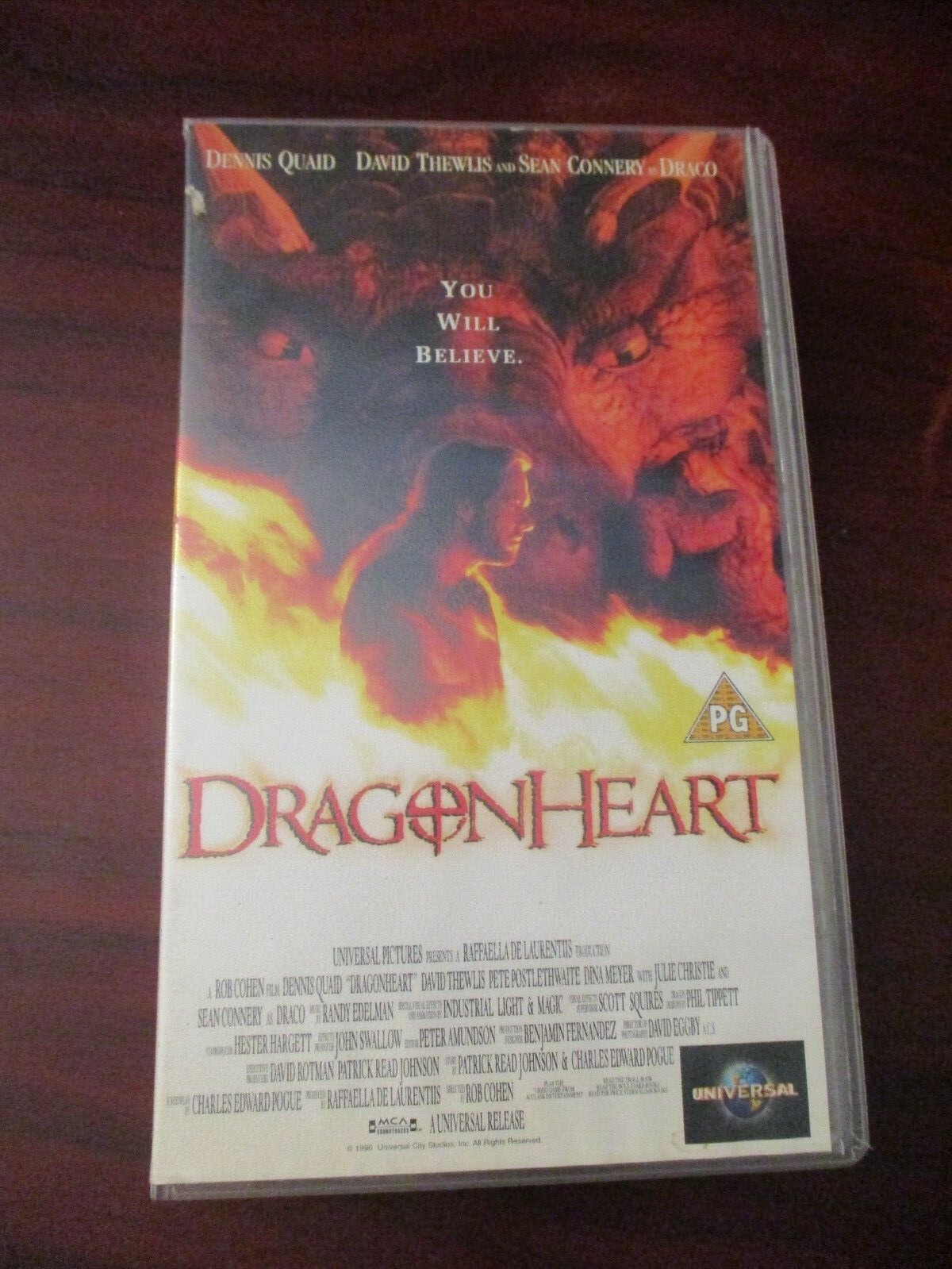 Dragonheart VHS Video Dennis Quaid Sean Connery for sale online | eBay