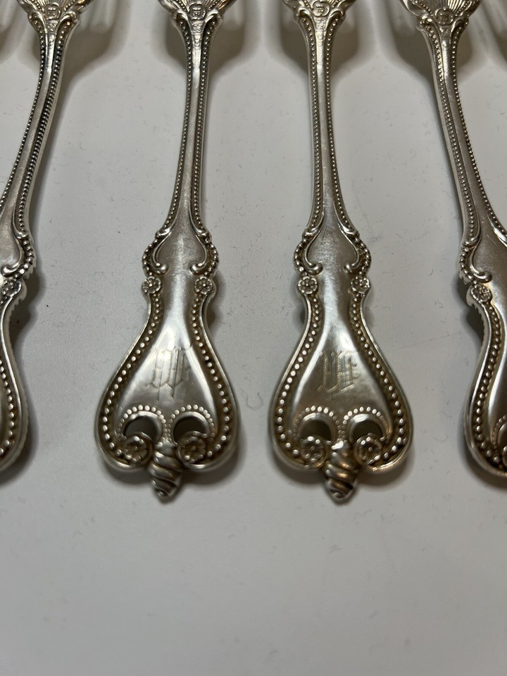 TOWLE OLD COLONIAL Pattern 1895 Sterling Silver Silverware 84 Pieces ...