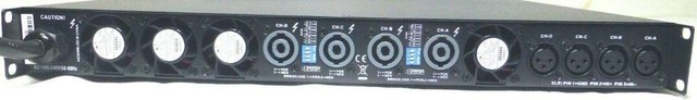 CVR D-2004 Series Professional Power Amplifier 1 Space 2000 Watts X 4 ...