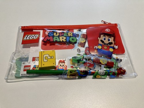 Lego Super Mario Pencil Case Stationary Set Canada Promo Exclusive ...