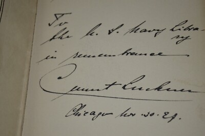 Count Luckner Sea Devil World War Military War WWI Army Navy Signed ...