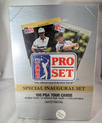 1990 Pro Set PGA Tour Special Inaugural Set Sealed 100 Cards | eBay