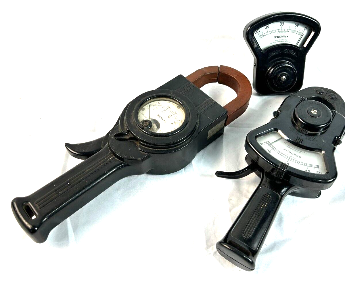 Vintage Columbia Tong Test | Weston Model 633 | Clip On Meter Lot | Pre ...