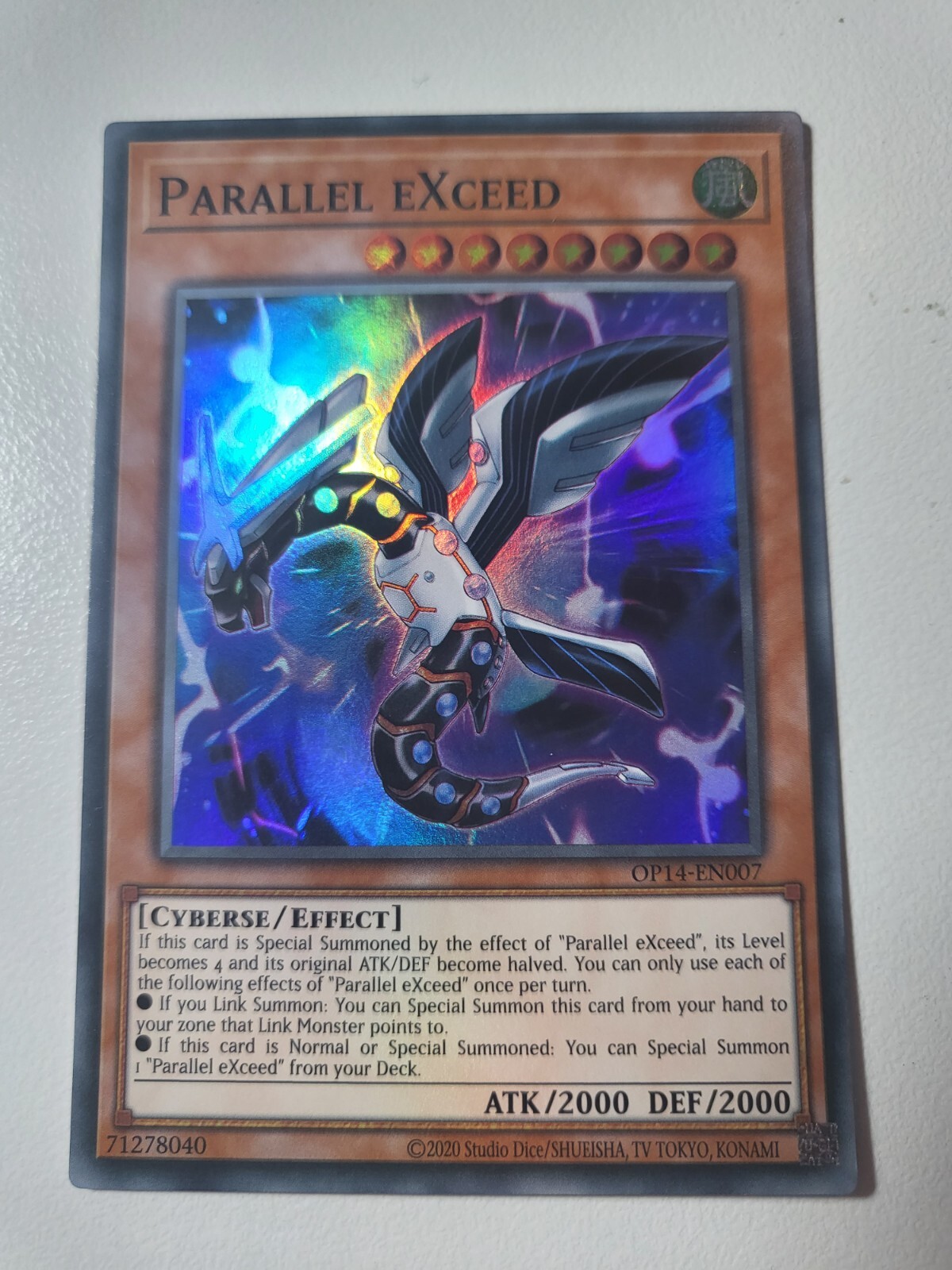 Yugioh TCG NM/VLP Parallel Exceed OP14-EN007 Super Rare | eBay