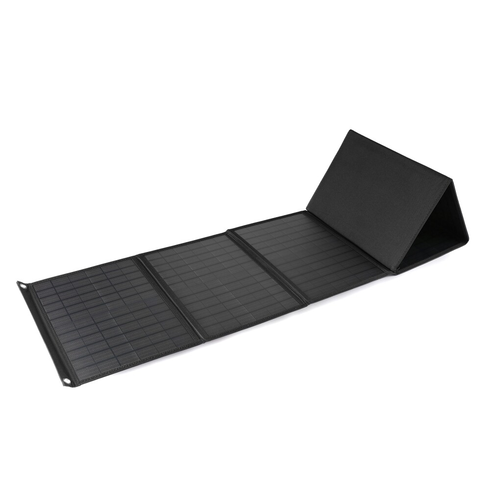 60W Solar Mat Flexible 6 Folding Solar Panel Blanket Generator Camping ...