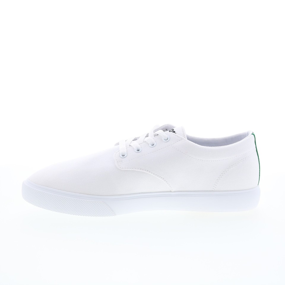 Lacoste Grip Base 224 1 CMA Mens White Canvas Lifestyle Sneakers Shoes ...