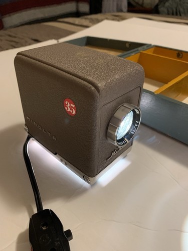 Minolta Mini 35 Portable Slide Projector Works Vtg Retro Photography | eBay