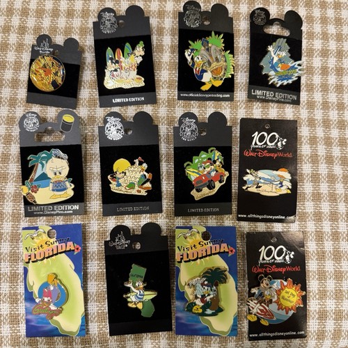 Disney Limited Edition Pins Summer Theme Lot | eBay